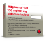 Milgamma 100, 100 mg + 100 mg, obložena tableta