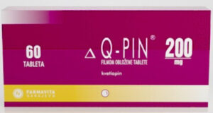 Q-Pin 25 mg, 100mg, 200 mg filmom obložene tablete